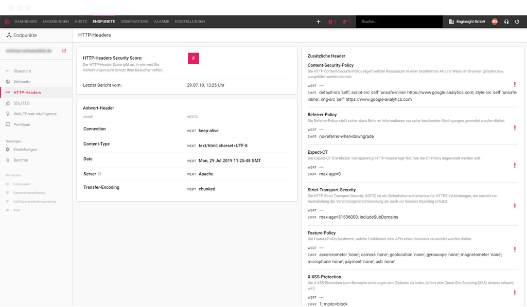 Pricing Website Monitoring ⋆ Enginsight