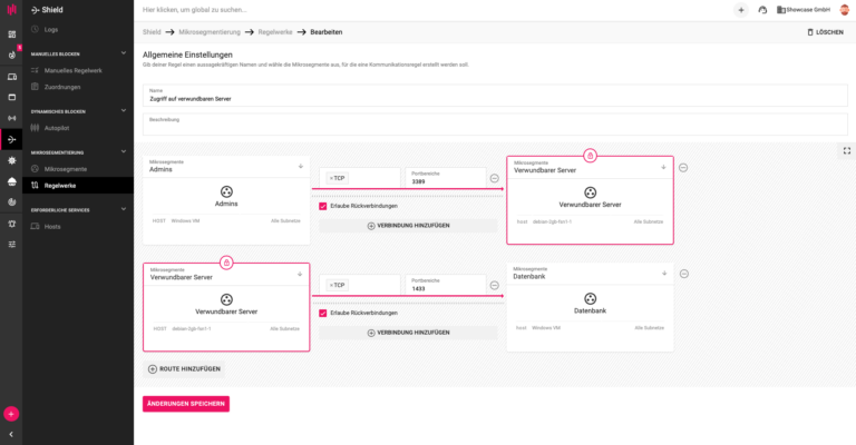 Microsegmentation - Host-based for every client and server